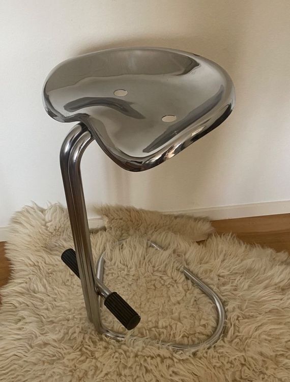 1960er Jahre Vintage Chrom Traktor Hocker von Rodney Kinsman (Gebraucht ...