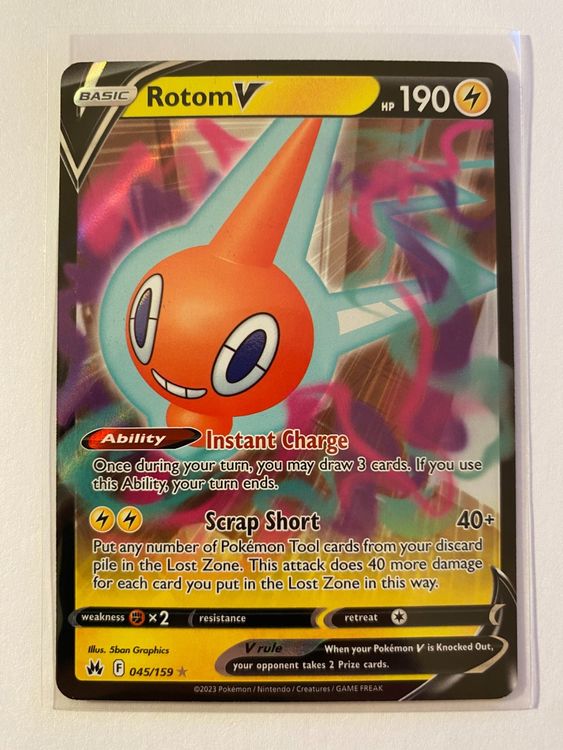 Pokemon Rotom V 045/159 Crown Zenith EN | Kaufen auf Ricardo
