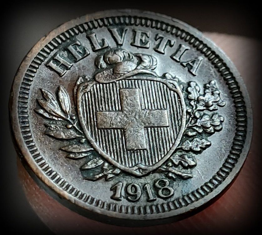 SCHWEIZ 1 RAPPEN 1918 (Gebraucht) in Winterthur für CHF 5 – mit Lieferung auf Ricardo kaufen
