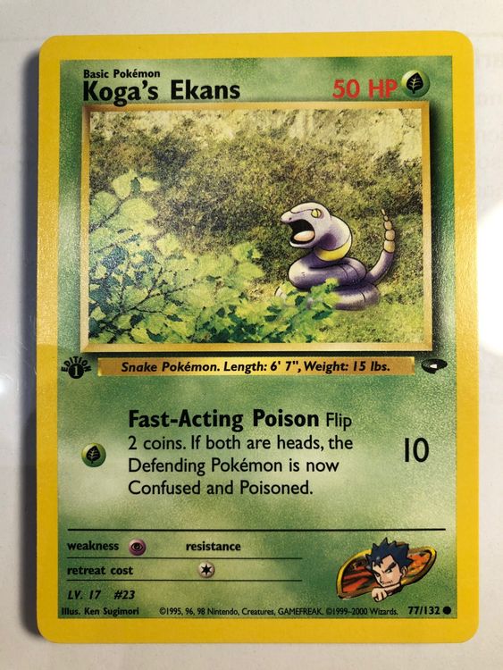 Koga's Ekans 1st Gym Challenge - MINT - ab 1.- (Gebraucht) in Giubiasco für CHF 6 – mit ...