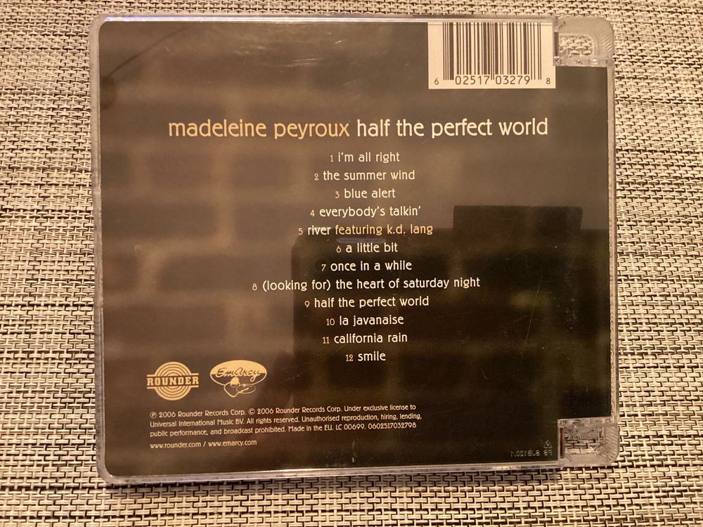 Madeleine Peyroux – Half The Perfect World (Gebraucht) in Wil AG für ...