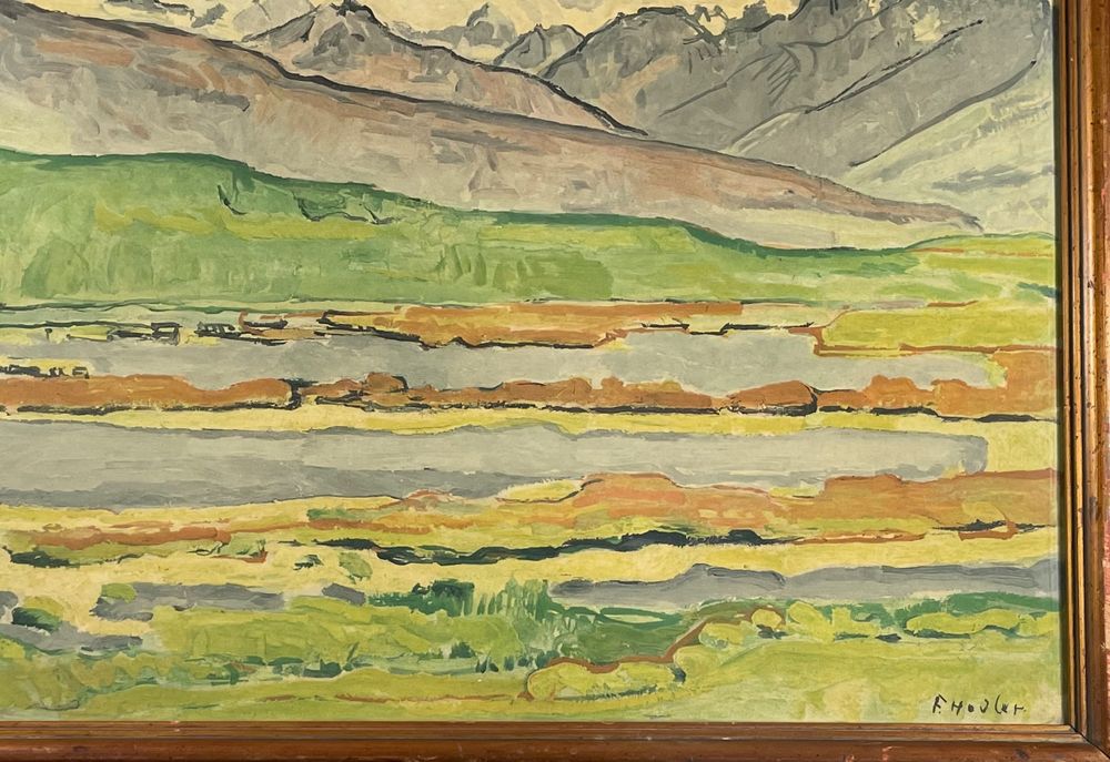 Ferdinand Hodler (1853-1918) grosse Lithographie (Gebraucht) in Root ...