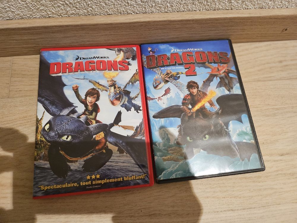2 DVD Dragons 1+2 - Films pour enfants 🐉🎬 (Gebraucht) in La Joux FR für ...