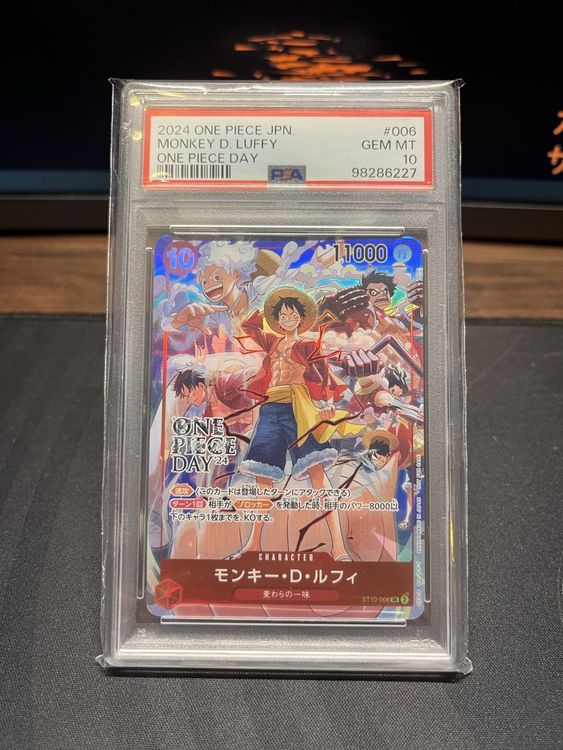 One Piece Card Game - PSA 10 - One Piece Day 24 Promo JP (Neu und ...