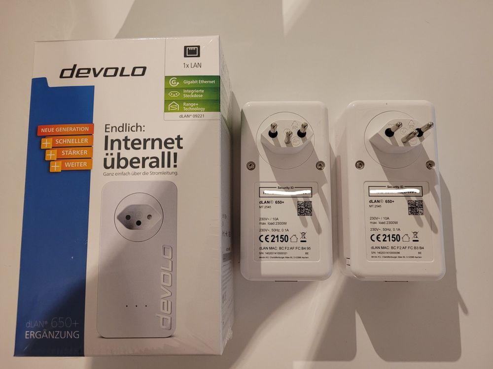 Devolo Powerline 650+ (Gebraucht) in Horw für CHF 1 – mit Lieferung auf ...