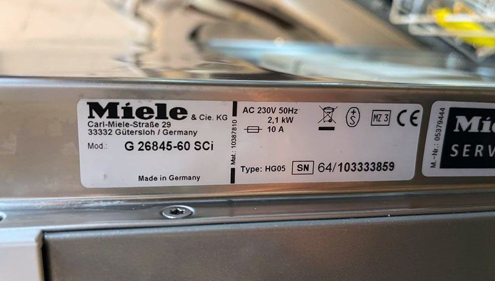 Geschirrspüler Miele G 26845-60 SCi XXL - weiss (Gebraucht) in Endingen ...
