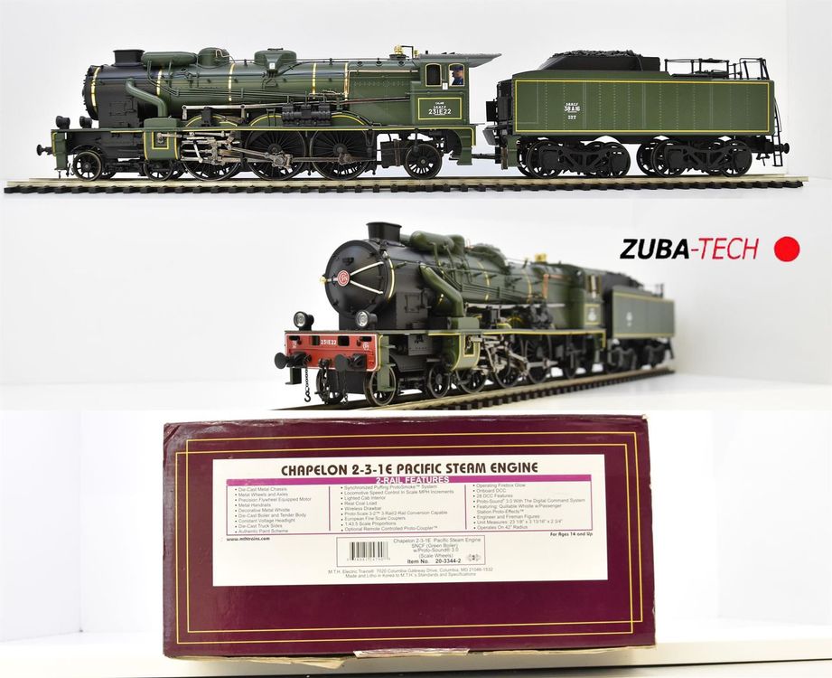 MTH 20-3344-2 Dampflok 231E22 SNCF Spur0 (Neu (gemäss Beschreibung)) in ...