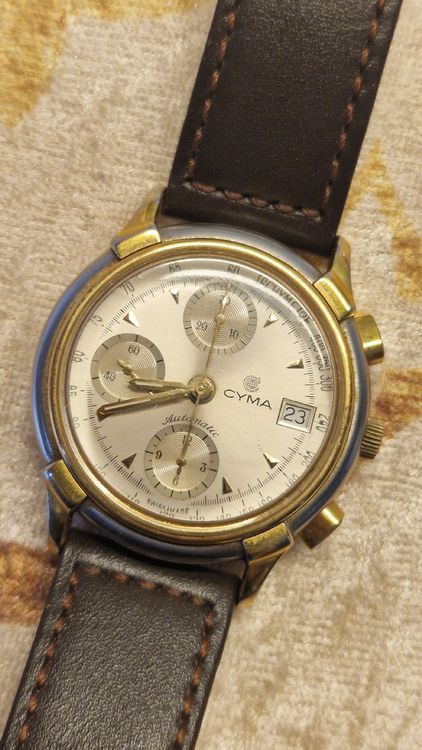 Montre Cyma chronographe (D'occasion) à Roche VD pour CHF 148 – avec ...