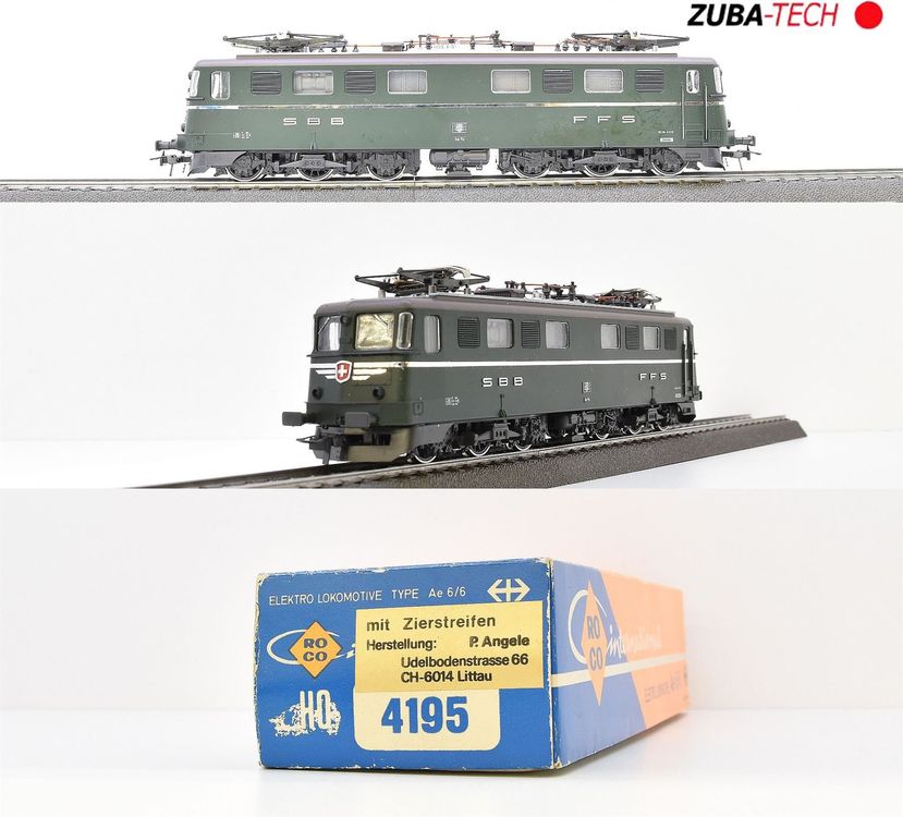 Roco 4195 E-Lok Ae 6/6 SBB H0 GS mit OVP (Gebraucht) in St. Gallen für CHF 73.5 – mit Lieferung ...