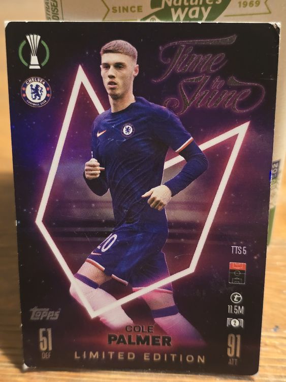 Cole Palmer Topps Time Shine Limited Edition Soccer Card (Gebraucht) in ...
