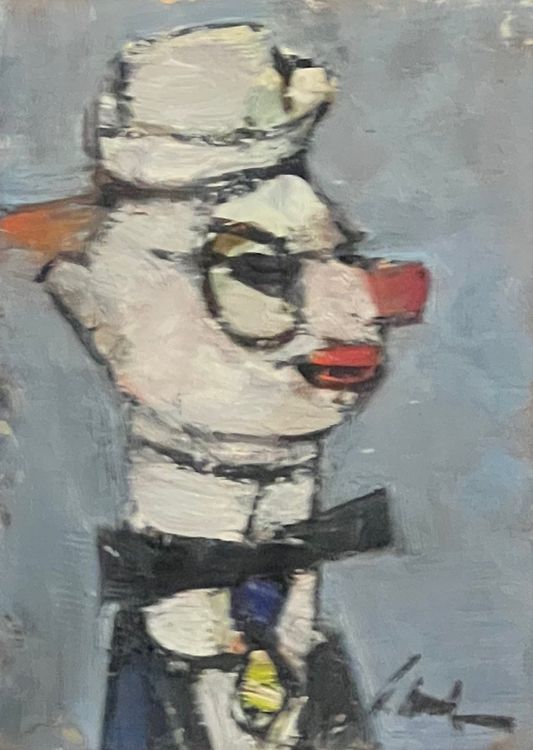 Müller, Walter Emil. Porträt eines Mannes. Öl auf Karton. (Gebraucht) in Zumikon für CHF 155 ...