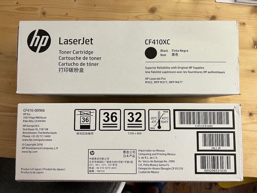 Original HP Toner CF410XC Schwarz (Neu (gemäss Beschreibung)) in Basel ...