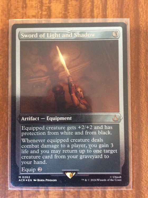 MTG - FOIL Sword of Light and Shadow (0262 - Foil Etched) x1 (Neu ...