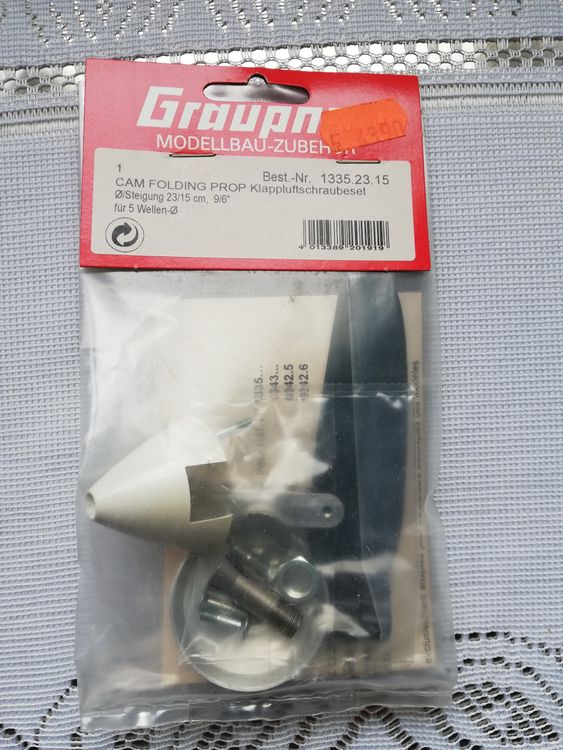 Graupner CAM FOLDING PROP Klapp-Propeller-Set 9x6 (Neu und ...