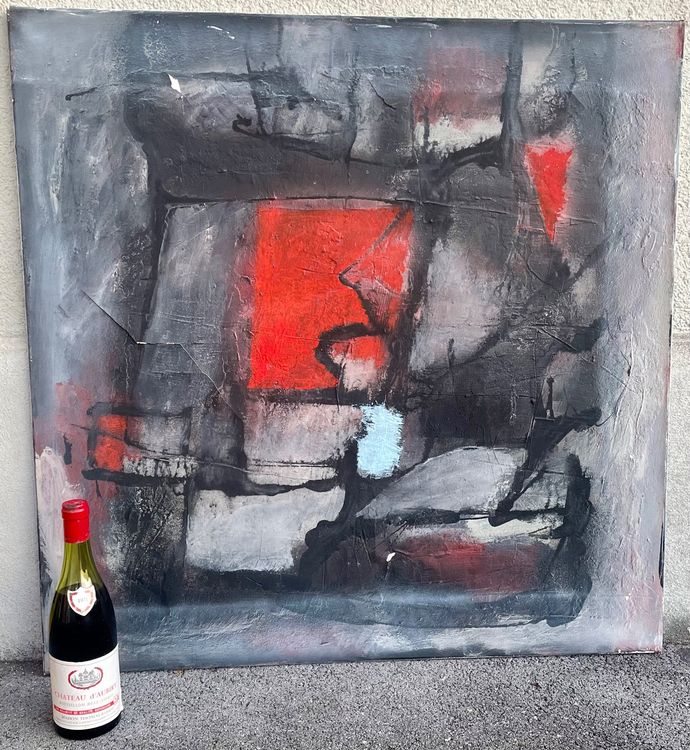 Paul Stauffenegger Grosse Abstrakte Gemälde Öl auf Leinwand | Kaufen auf Ricardo