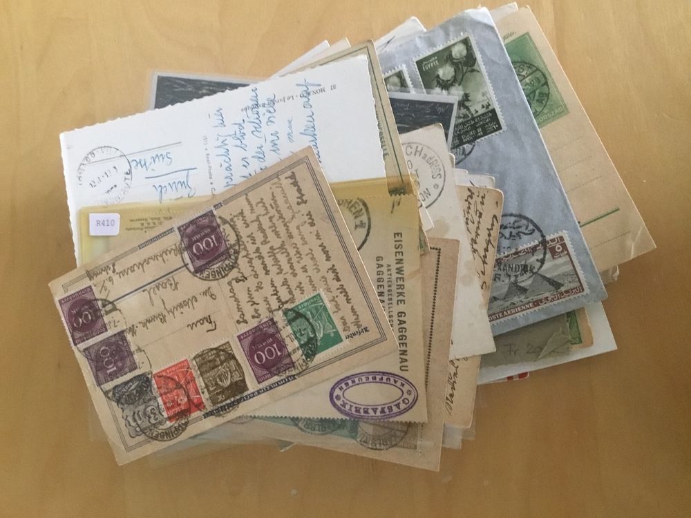 Lotto (60) cartoline e buste viaggiate!! (Gebraucht) in cassina d'agno für CHF 15 – mit ...