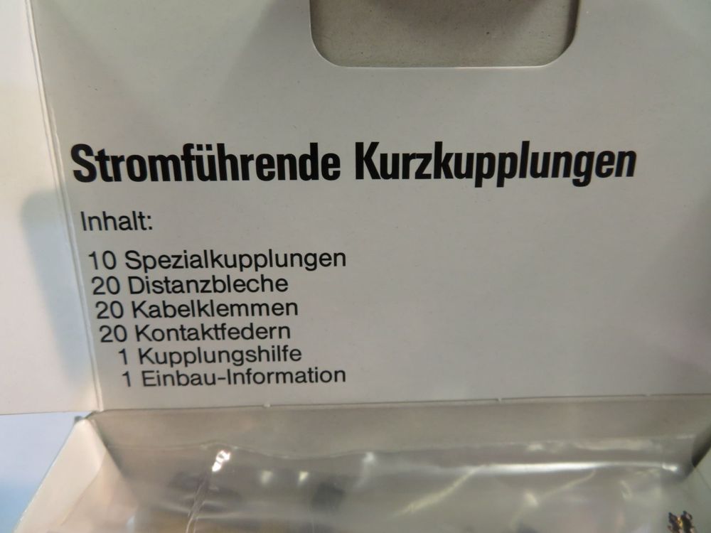 7319 Märklin HO 10 Stromführend Kupplung (Neu und originalverpackt) in ...