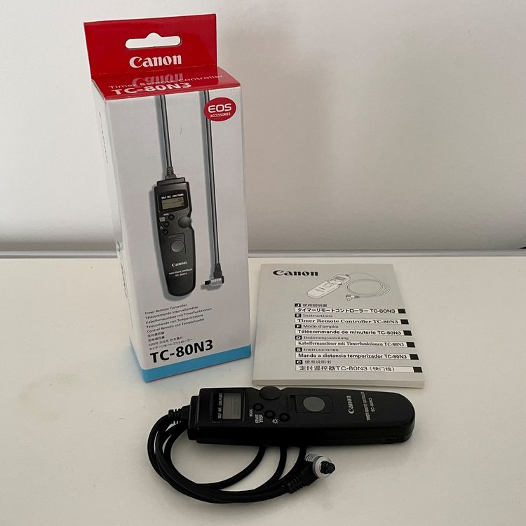 Canon Kabelfernauslöser mit Timerfuntion (TC-80N3) | Kaufen auf Ricardo