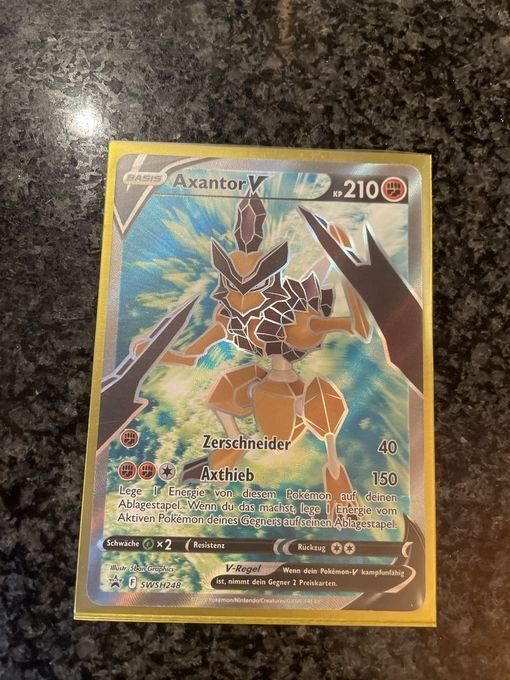 Pokemon Sammelkarte Top Zustand + Hülle Axantor SWSH248 (D) | Kaufen ...