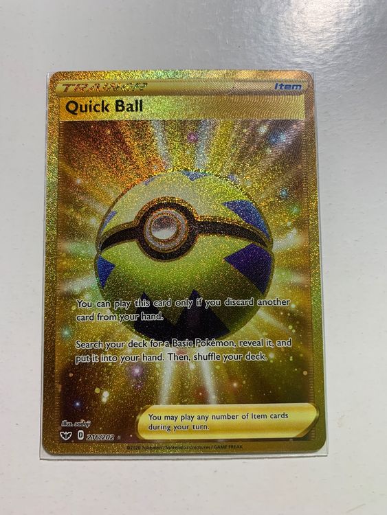 Pokemon Quick Ball Gold | Kaufen auf Ricardo