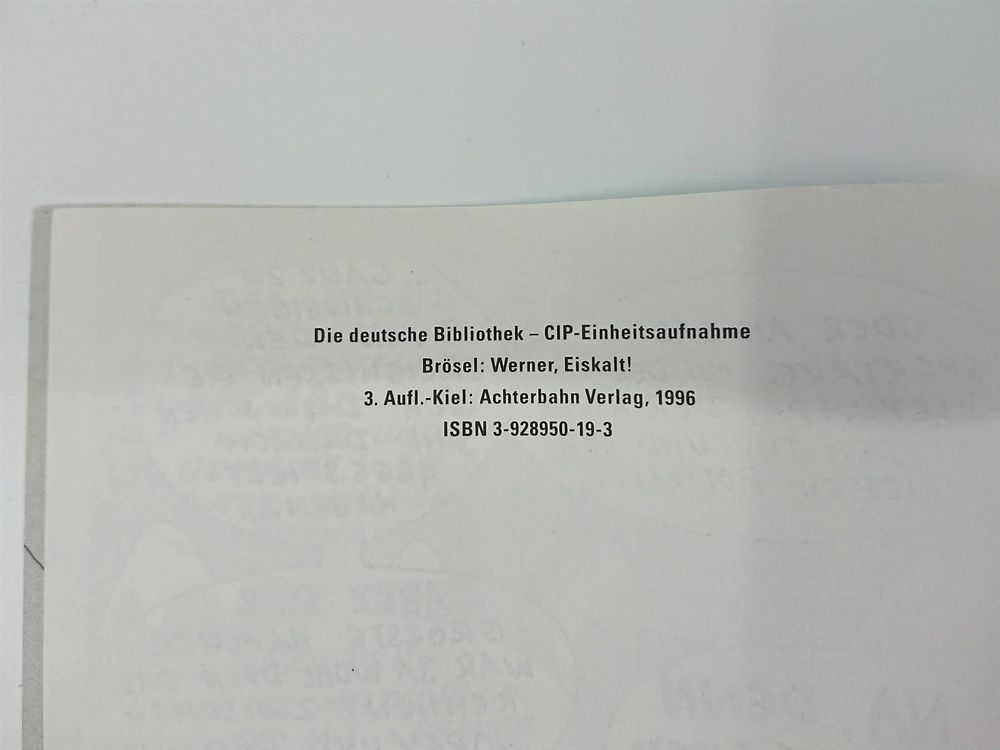 Werner Eiskalt Comic von Brösel (Gebraucht) in Thun für CHF 9.9 – mit Lieferung auf Ricardo kaufen