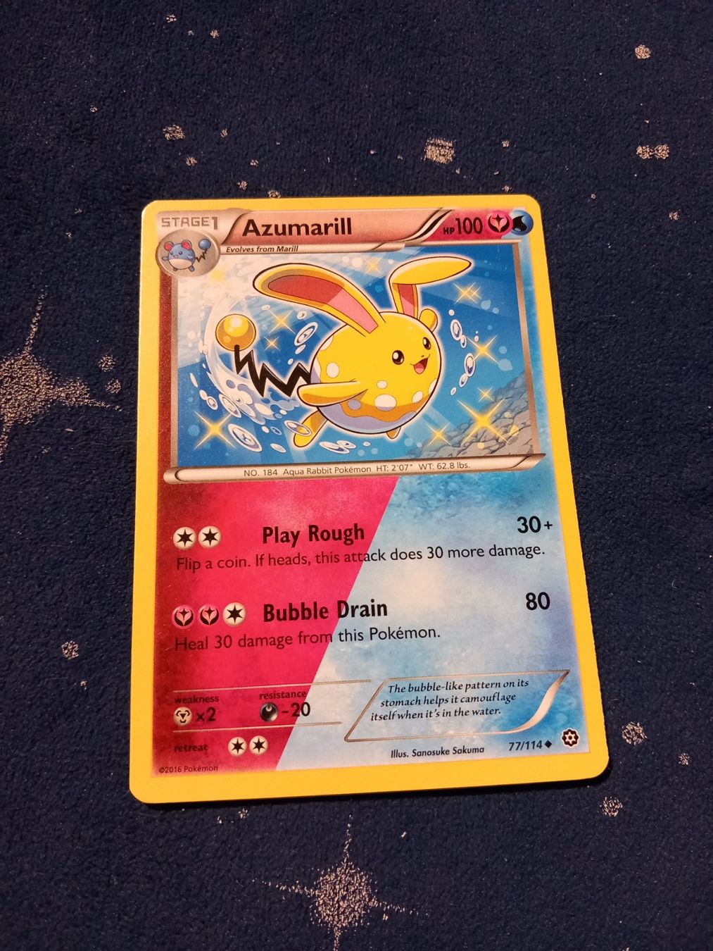 Azumarill Dual Type Common (EN) Steam Siege 77/114 (Neu (gemäss ...