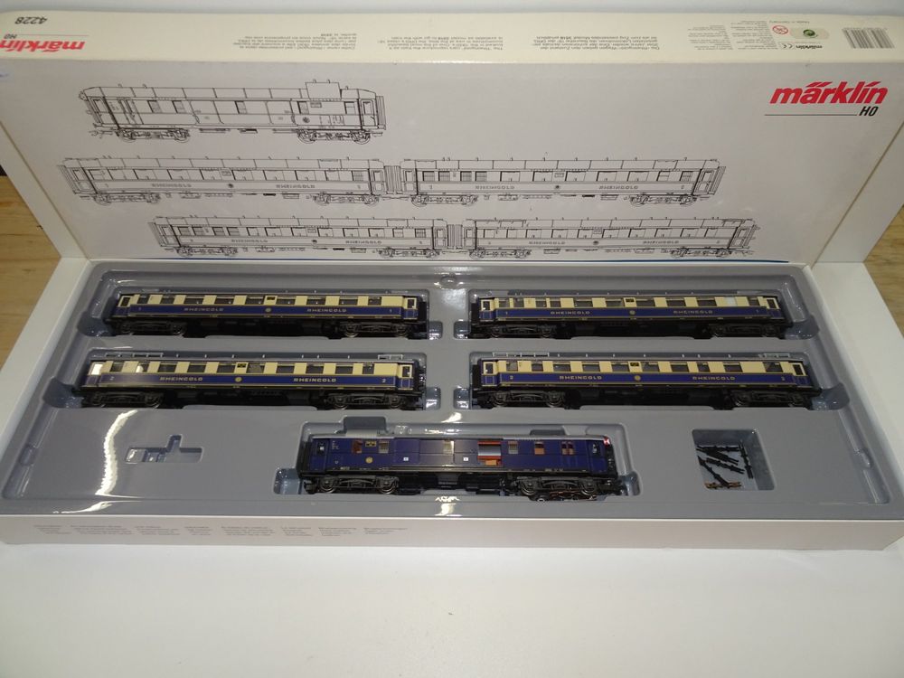 Märklin Rheingold Personenwagen Set Metall HO 4228 (2) | Kaufen auf Ricardo