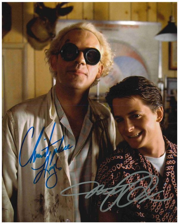 BACK TO THE FUTURE (CAST) handsigniert (20 x 25cm) mit COA | Kaufen auf Ricardo