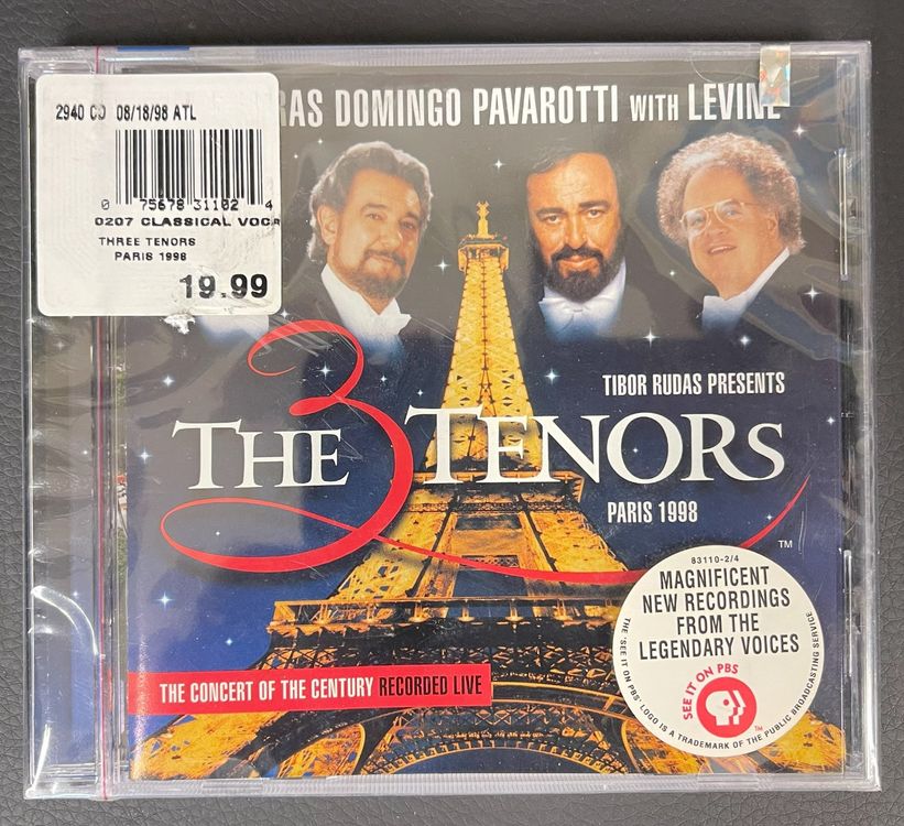 The 3 Tenors - Paris 1998 CD - Ungepackt (Neu und originalverpackt) in ...