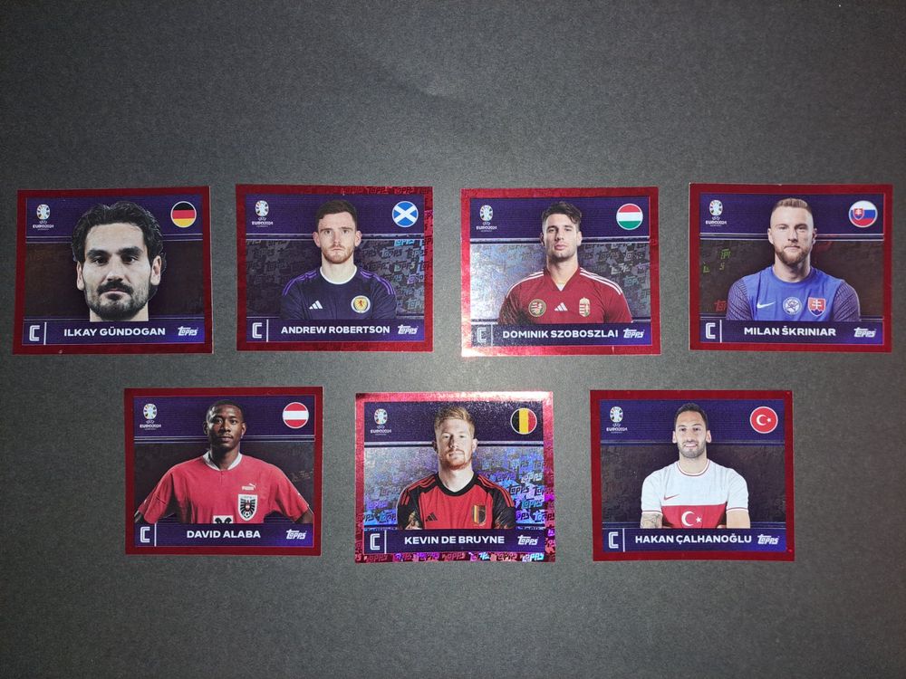 Topps UEFA Euro 2024, 7x Captain mit Topps Foil | Kaufen auf Ricardo