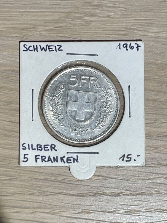 5 Franken 1967 Silber | Kaufen auf Ricardo