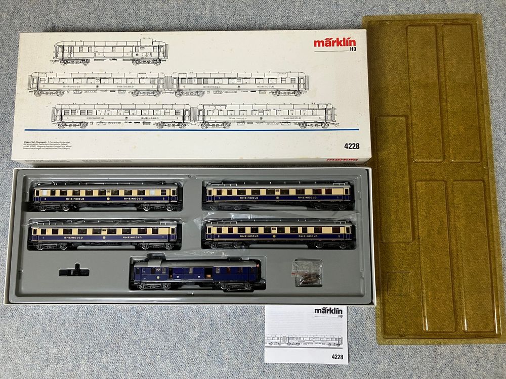 Märklin Rheingold Wagenset Nr. 4228 (Gebraucht) in Berikon für CHF 139 ...
