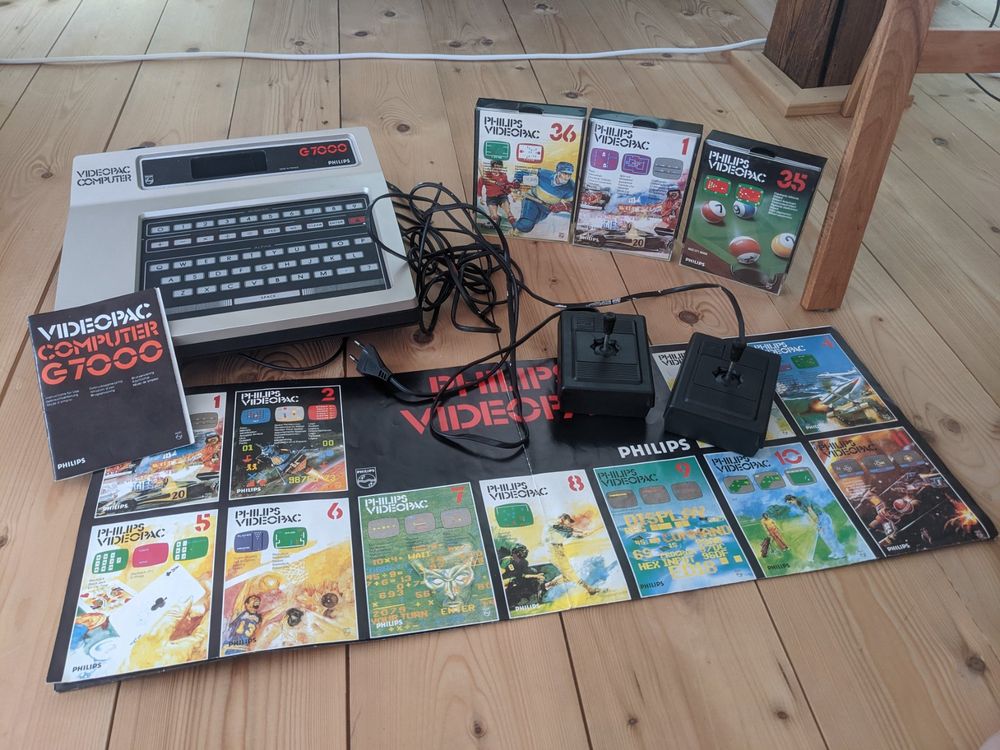 Philips Videopac G7000, incl 3 Spiele | Kaufen auf Ricardo