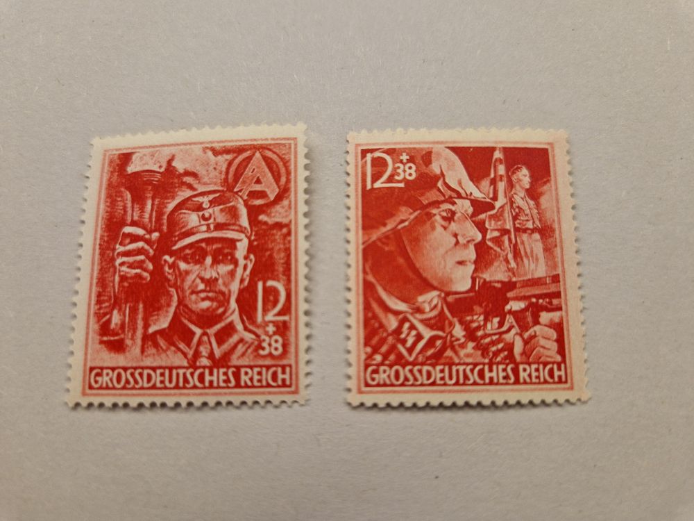 MiNr 909 910 postfrisch Deutsches Reich 1945 (Neu (gemäss Beschreibung ...