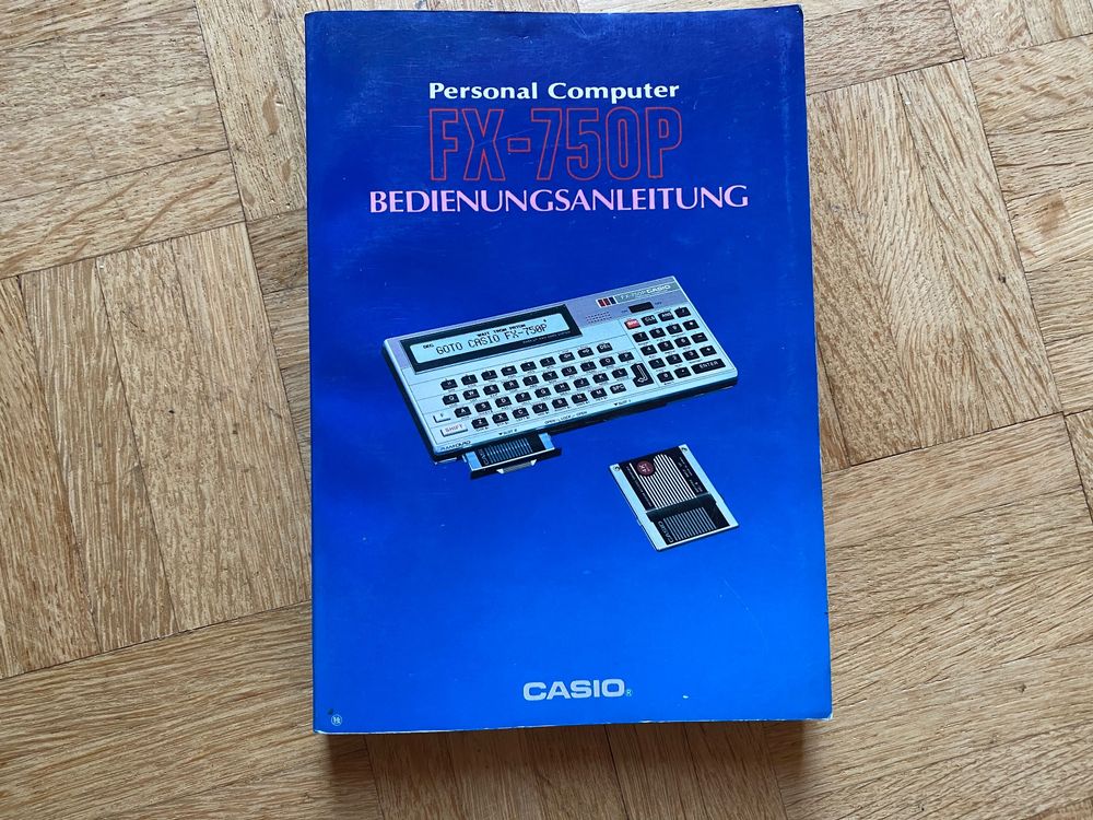 Casio FX-750P Personal Computer aus 1984 | Kaufen auf Ricardo