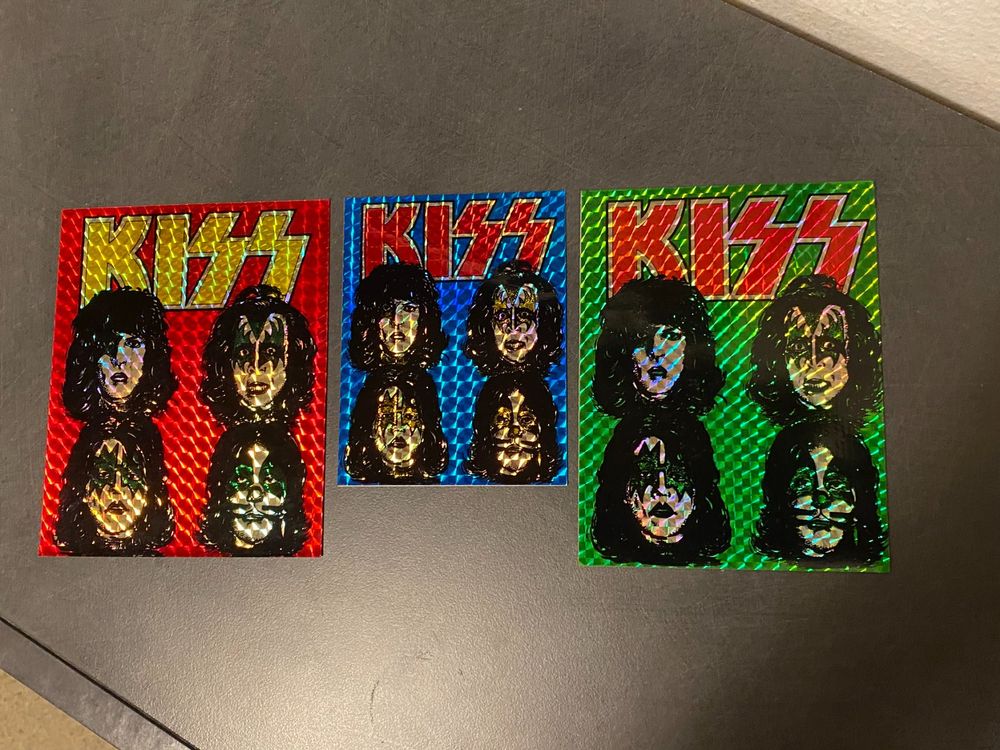 Kiss Prismatic Stickers Orginal aus den 80er | Kaufen auf Ricardo