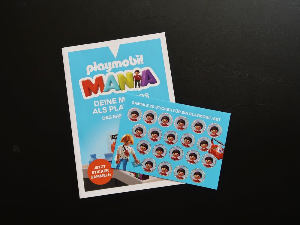 Migros Playmobil Mania eine volle Karte mit 20 Kleber (Gebraucht) in Luzern für CHF 23 – mit ...
