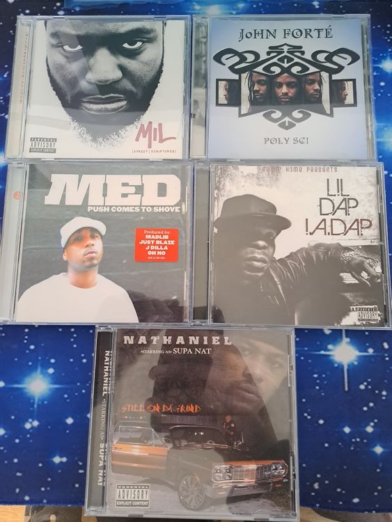 Hip Hop CD Pack - MIL, J. Forte, MED, Lil Dap, Nathaniel (Neu (gemäss ...