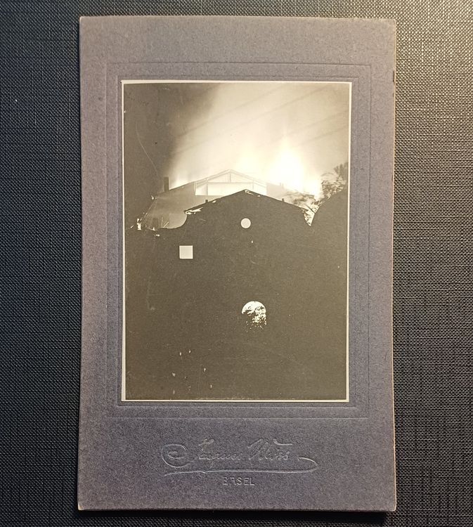 Echt Foto BRAND Feuer Katastrophe JACQUES WEISS Basel (Wo?) | Kaufen ...