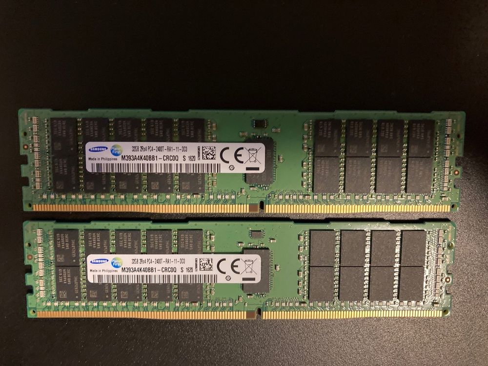 RAM Samsung 2 x 32 GB RAM Total 64 GB (Gebraucht) in Widnau für CHF 69 ...