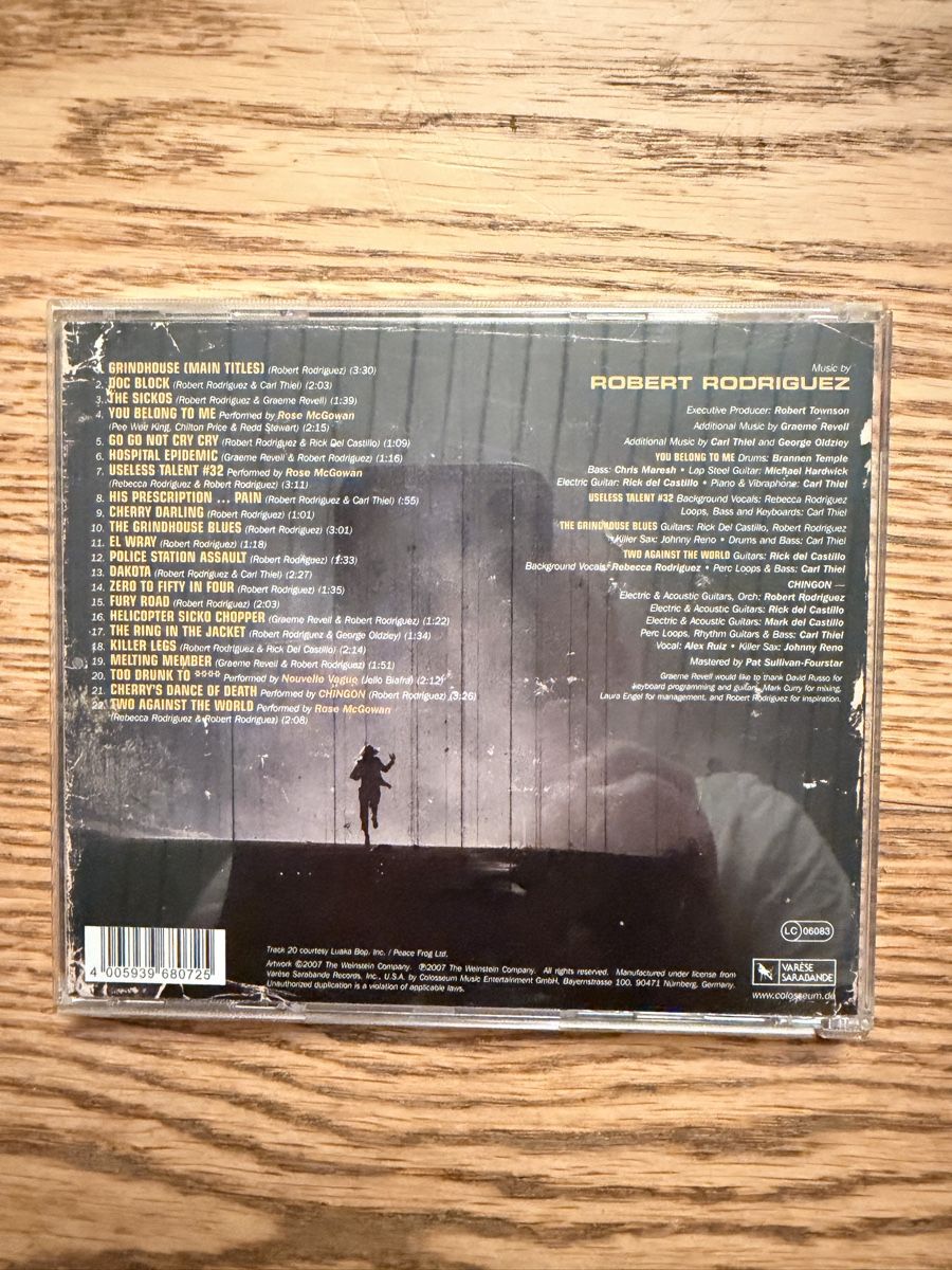 PLANET TERROR Soundtrack CD Rober Rodriguez Neuwertig (2007) (Neu ...