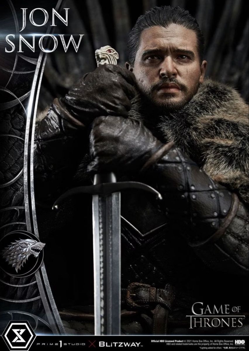 Jon Snow Statue, Game of Thrones, Prime 1 Studio (Neu (gemäss ...