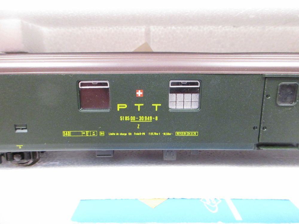 Roco H0 44335 SBB Postwagen PTT (AC) (Neu und originalverpackt) in ...
