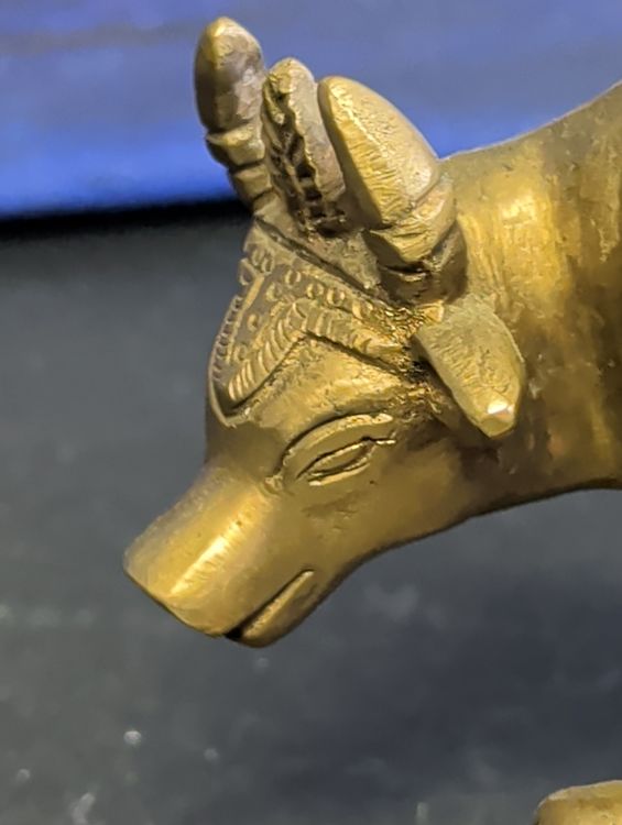 TOP BRONZEFIGUR KUH MIT KALB, ART DEKO TOP SAMMLERSTÜCK (Gebraucht) in ...