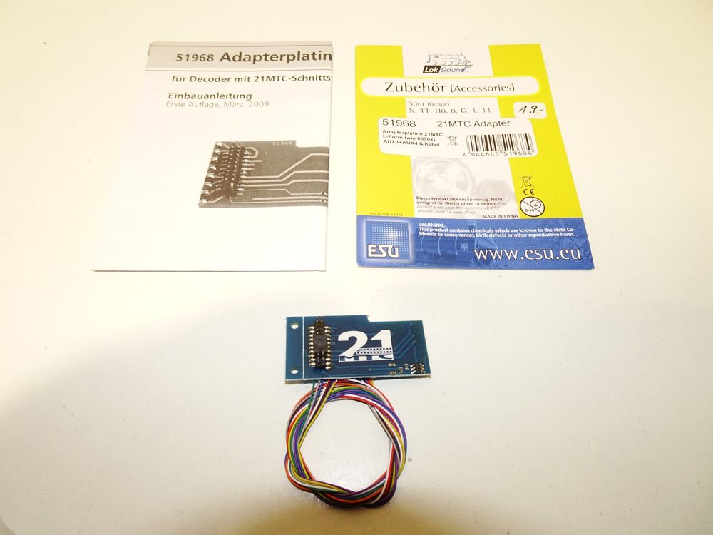 ESU Adapterlokplatine Digital 51968 (Neu (gemäss Beschreibung)) in ...