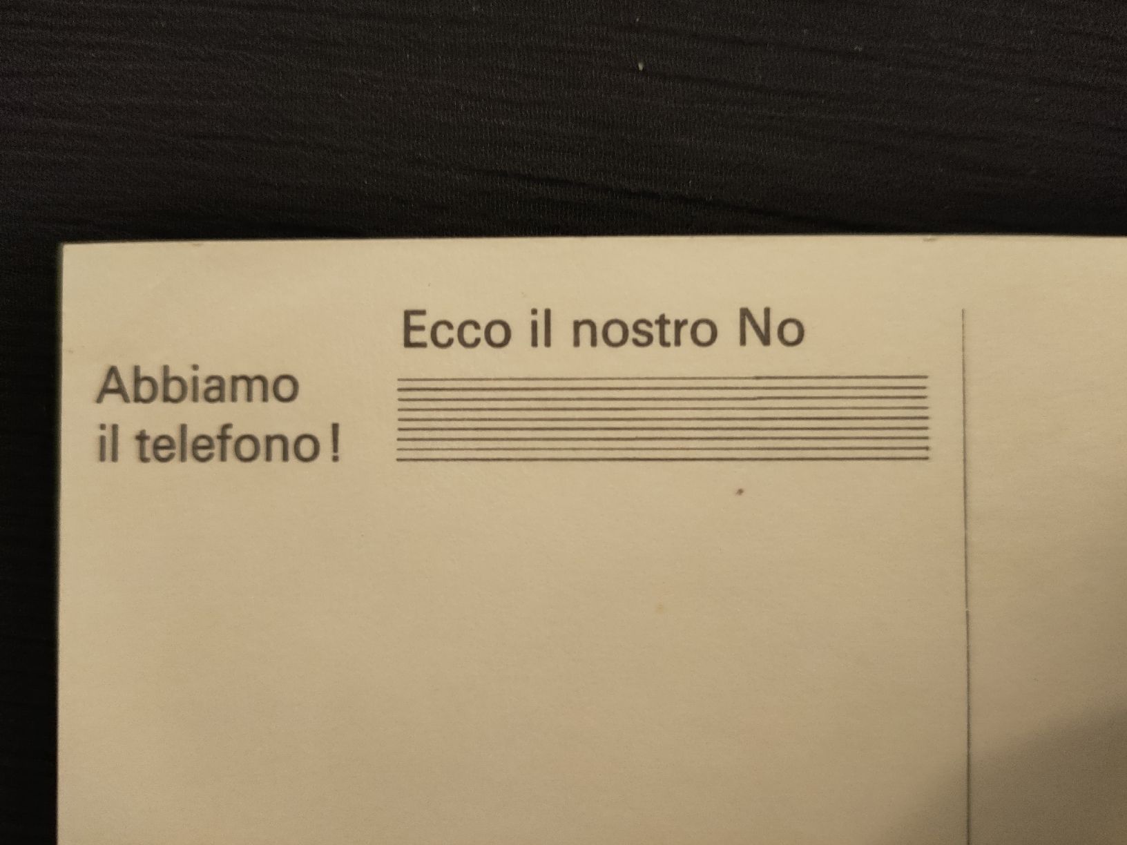 Vintage Postkarte 1960- : Wir haben ein Telefon (Neu (gemäss ...