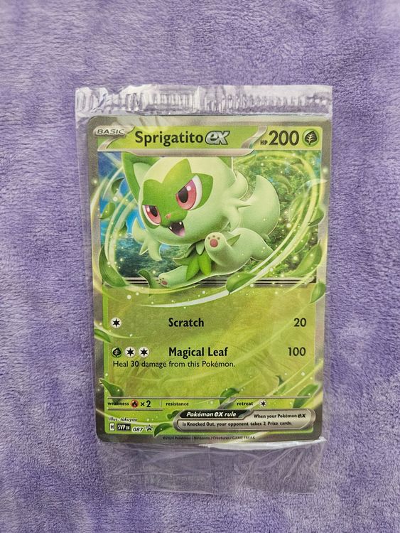 Sprigatito ex Black Star Promo SVP 087 EN sealed | Kaufen auf Ricardo