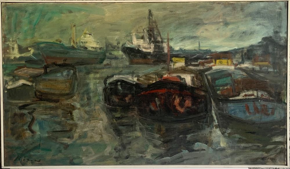 Willy Rieser (1927) grosses Gemälde (Gebraucht) in Root für CHF 240 ...