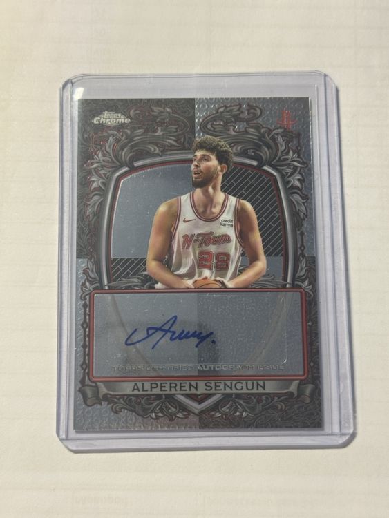 2025-26 Topps Chrome Alperen Sengun Signature Style Auto #SS (Neu ...
