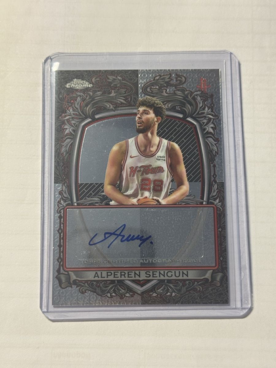 2025-26 Topps Chrome Alperen Sengun Signature Style Auto #SS (Neu ...